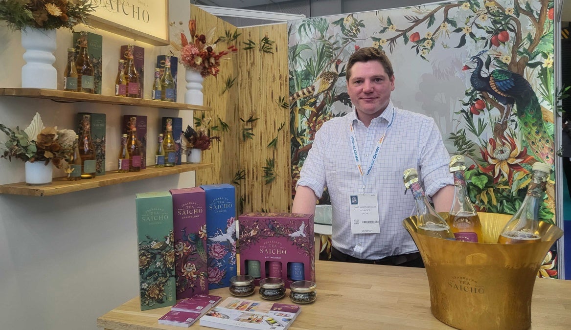 Saicho sparkling tea on potential in the low-and-no category