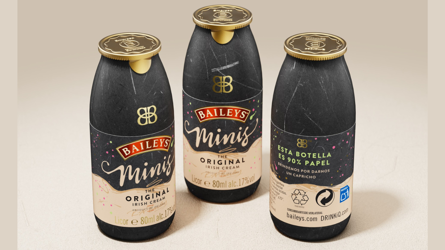 Diageo to trial Baileys paper bottle in first for group